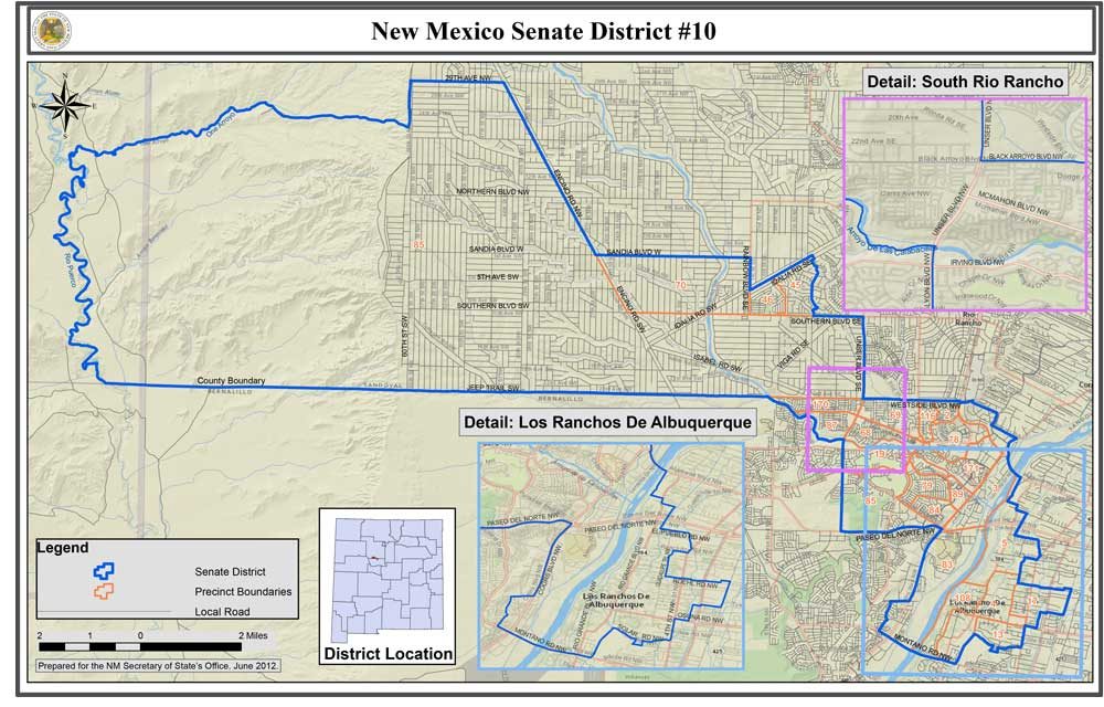 New Mexico Senate District 10 | West Side Democrats of Bernalillo County